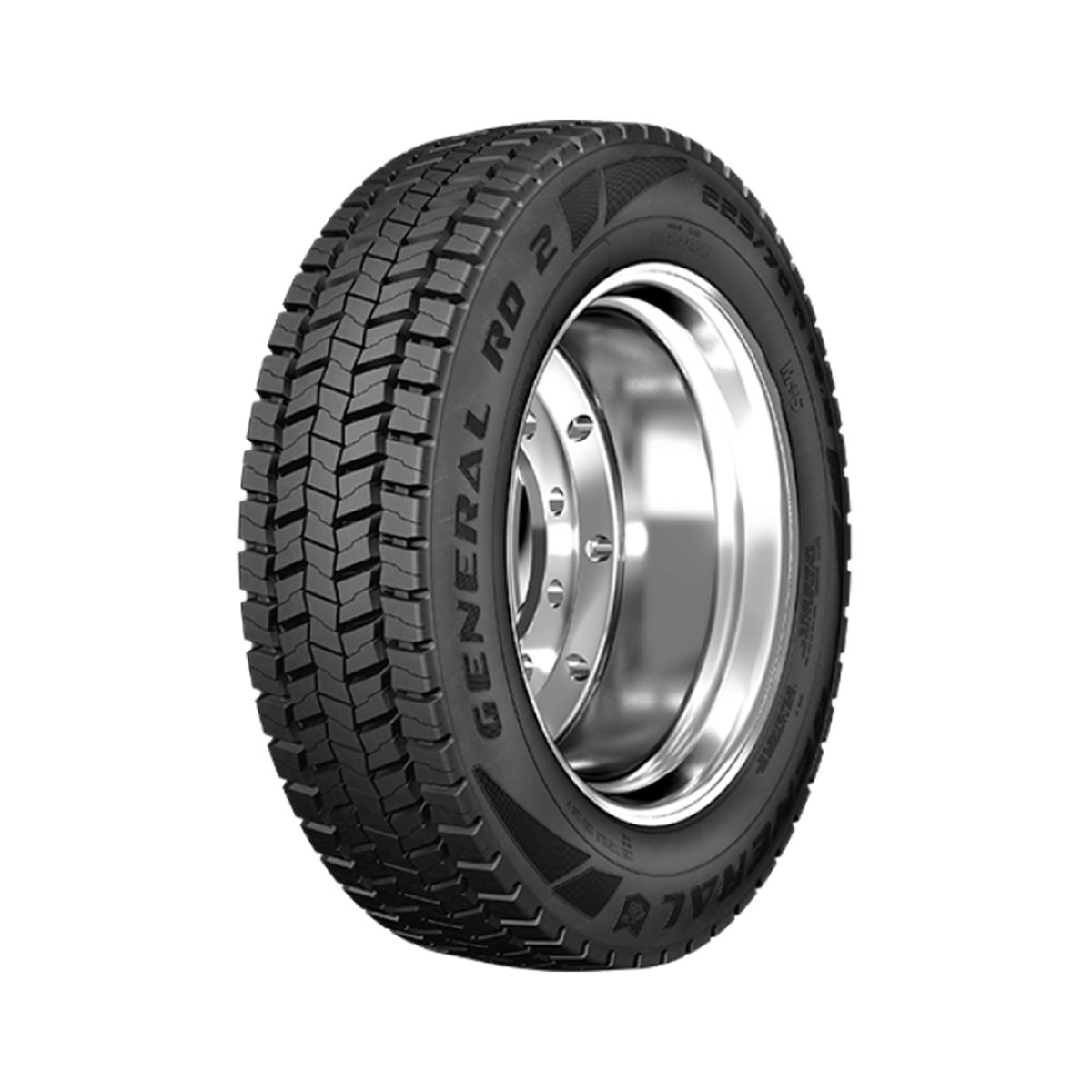 225/70R19.5 14PR G 128/126N General RD 2 Drive Regional – OTRUSA.COM