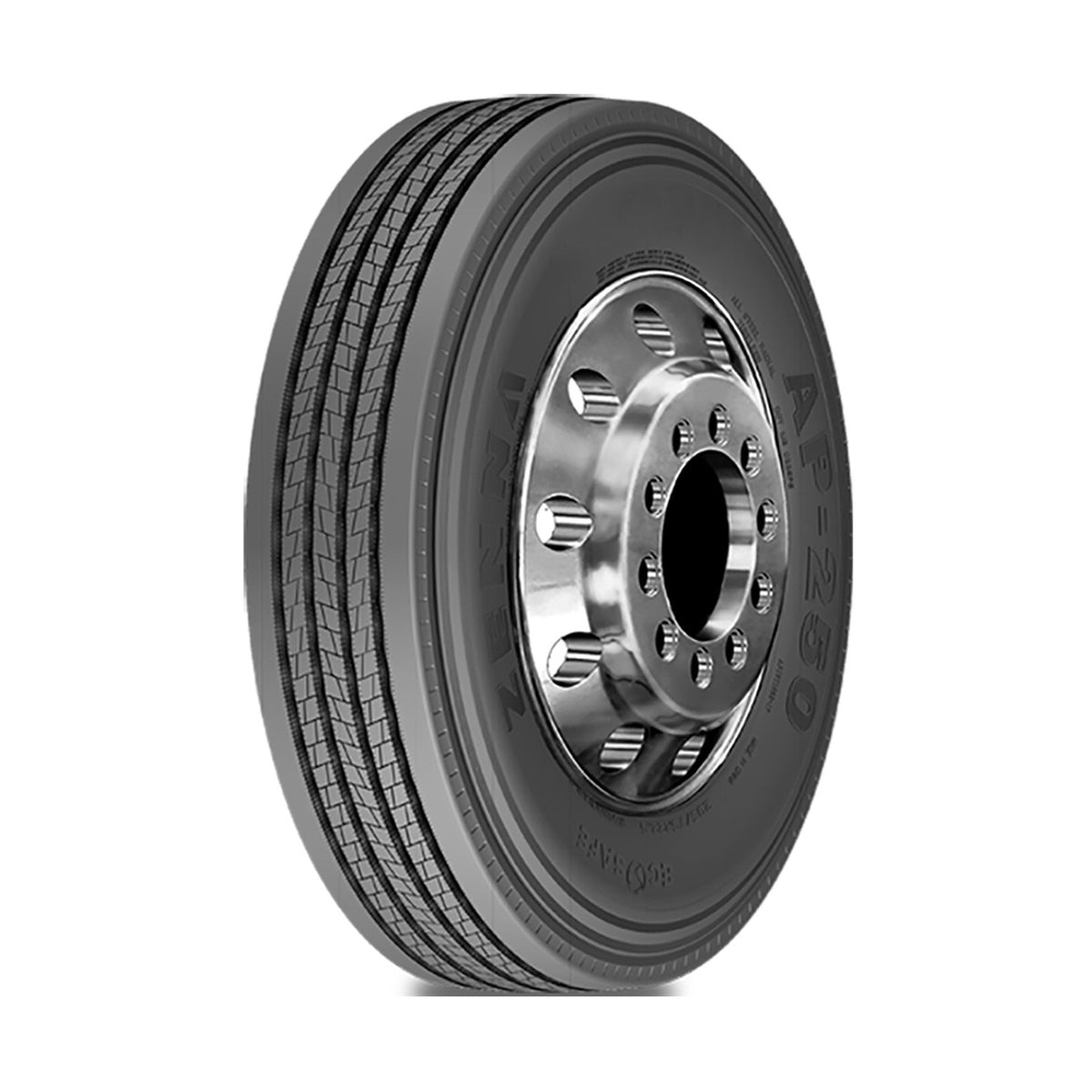 295/75R22.5 14PR G 144L Zenna AP250 All Position TL – OTRUSA.COM