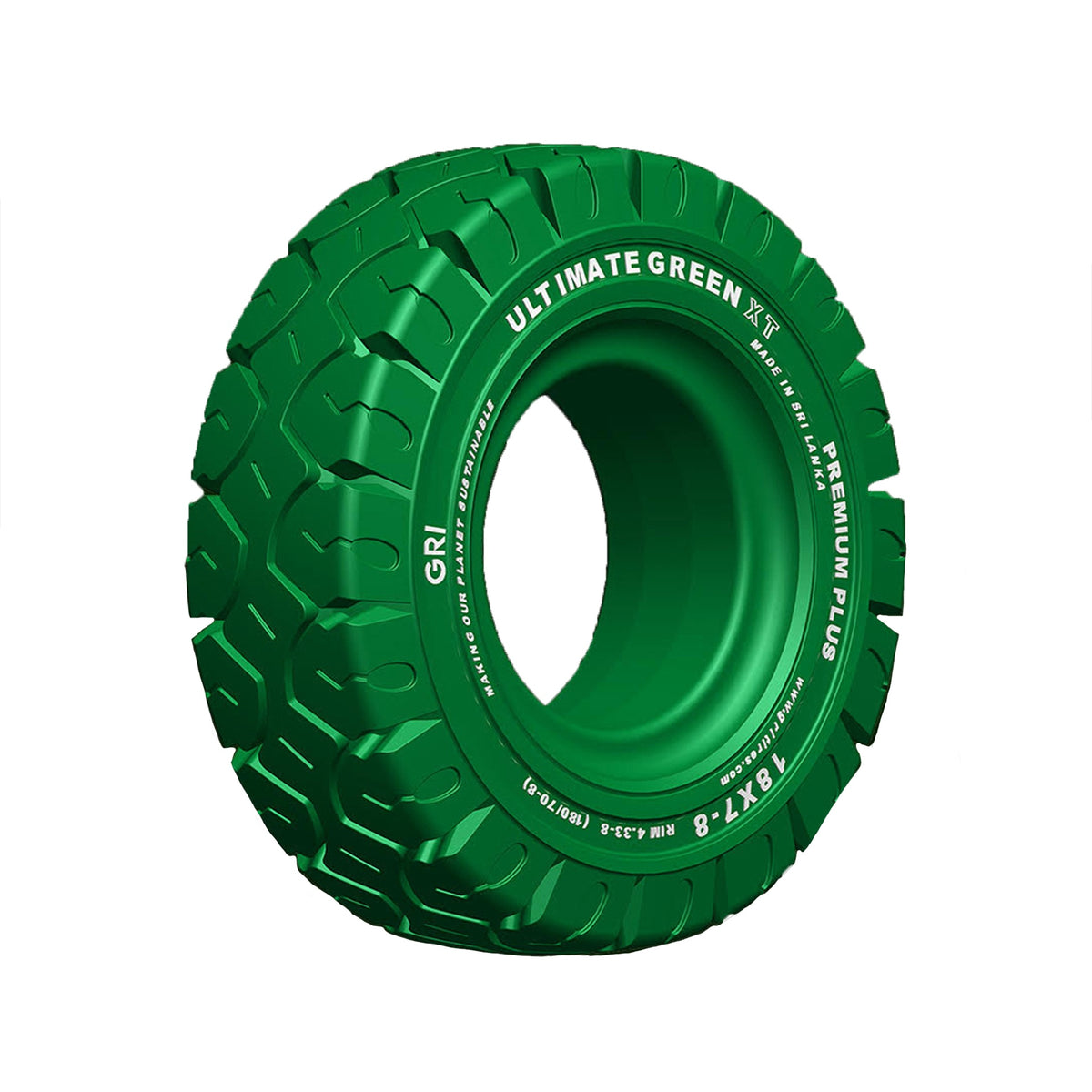 28x12.5-15/9.75 9.75" GRI ULTIMATE GREEN XT, Standard, Non-Marking, So ...